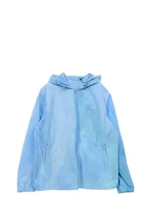 Burberry 2010s Back-print Hooded Jacket - Blue