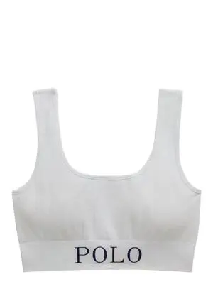 Polo Ralph Lauren Ribbed Seamless Top - White