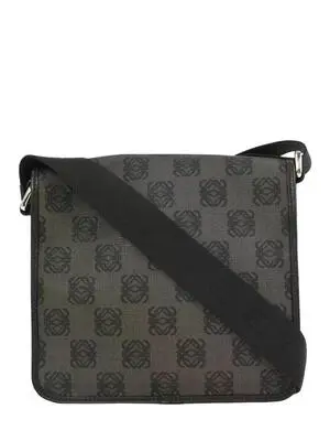 Loewe 2011 Monogram Padlock Crossbody Bag - Grey