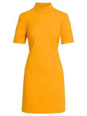 Carolina Herrera Wool-blend Mini Dress - Marigold