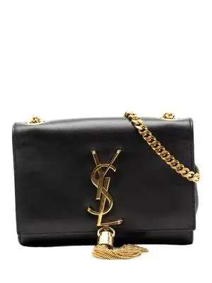Saint Laurent Monogram Kate Tassel Crossbody Bag - Black