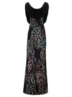 GEMY MAALOUF Sequin-embellished Dress - Black