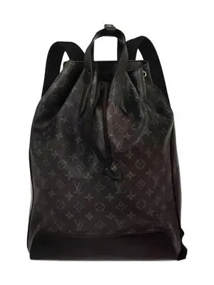 LOUIS VUITTON 2016 Monogram Eclipse Backpack - Black