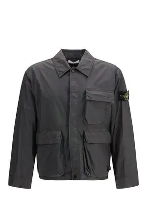 Stone Island Pocket Badge Overshirt - Grey