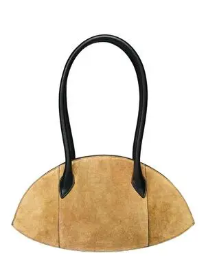 Nina Ricci Le Bal Suede Shoulder Bag - Neutrals