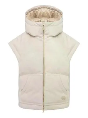 COLMAR Hooded Padded Gilet - Neutrals