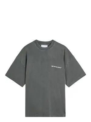 MKI MIYUKI ZOKU Logo-embroidery T-shirt - Grey
