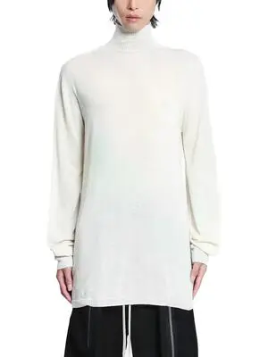 Rick Owens Wool Turtleneck Sweater - Neutrals