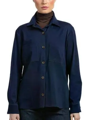 PETER COHEN Long-sleeve Shirt - Blue