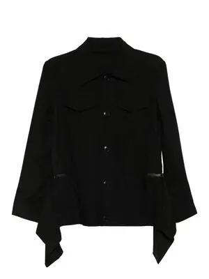 Yohji Yamamoto Collared Jacket - Black