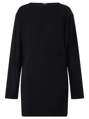 Jacquemus The Mistral Open-back Mini Dress - Black