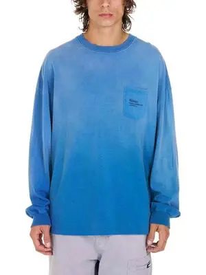 NAHMIAS Long-sleeve Crewneck With Pocket - Blue