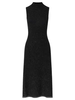 Altuzarra Marian Knitted Halterneck Midi Dress - Black