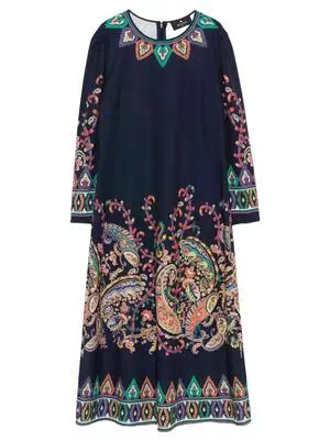 ETRO Paisley Print Midi Dress