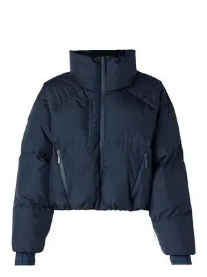 Cordova Cortina Cropped Quilted Down Ski Jacket - Blue