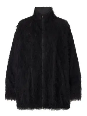 THE FRANKIE SHOP Baxter Fringed Jacket - Black