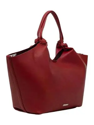 Dkny Paula Knotted Handle Tote Bag - Red
