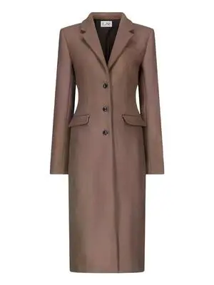 LUDOVIC DE SAINT SERNIN Buttoned Coat - Brown