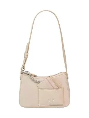 Armani Exchange Chain-detail Shoulder Bag - Neutrals