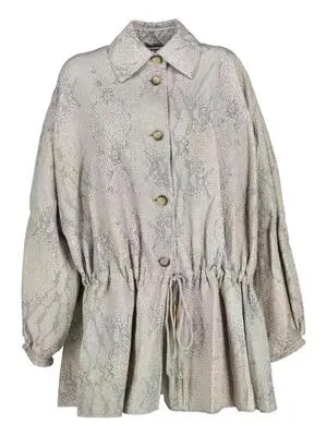 Gianfranco Ferre Snakeskin-printed Jacket - Neutrals