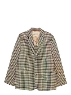 Valentino Garavani Check Blazer - Neutrals