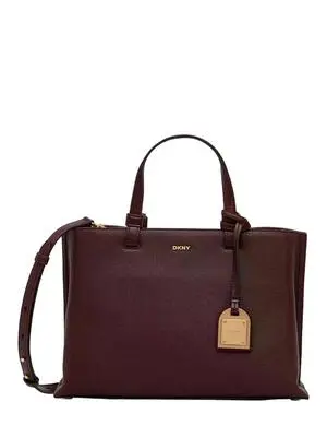 Dkny Logo-detail Tote Bag - Brown