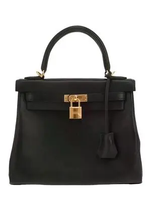 Hermès 25 Kelly Handbag - Black