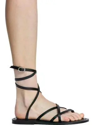 K.JACQUES Zenobie Strappy Sandals - Black