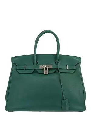 Hermès 2015 35 Birkin Handbag - Green