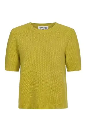 TWP Audrey Knitted T-shirt - Yellow