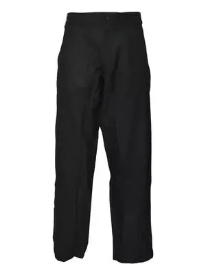 Comme Des Garçons Button Trousers - Black