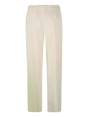 Fabiana Filippi Elasticated Straight Leg Trousers - Neutrals