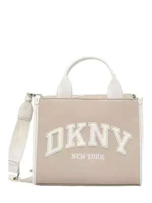 Dkny Hadlee Logo-detail Top-handle Tote Bag - Neutrals
