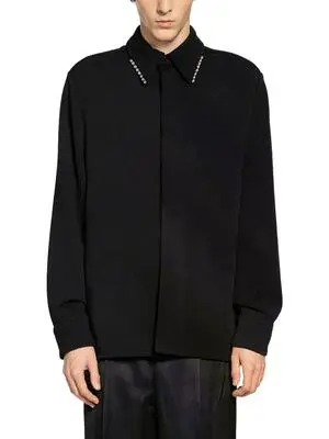 JIL SANDER Embellished Shirt - Black