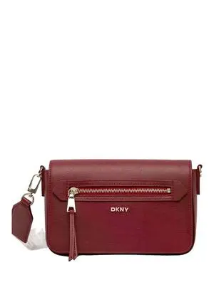 Dkny Bryant Ave Zip Cross Body Bag - Red