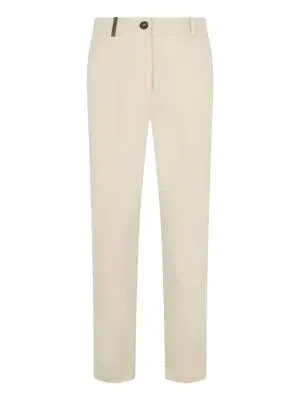 PESERICO Button Zip Trousers