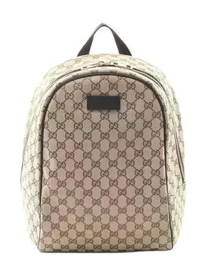 Gucci Gg Canvas Backpack - Neutrals