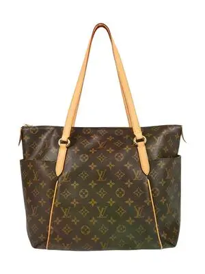 LOUIS VUITTON 2012 Monogram Shoulder Tote - Brown