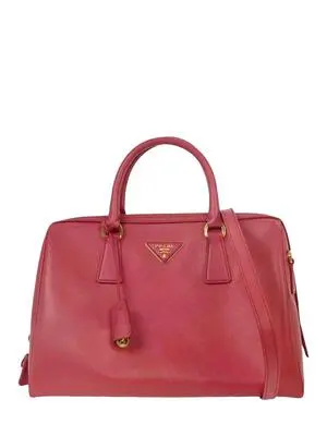 Prada 2010s Leather Tote Bag - Pink
