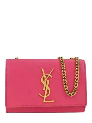 Saint Laurent 2014 Kate Chain-strap Leather Shoulder Bag - Pink