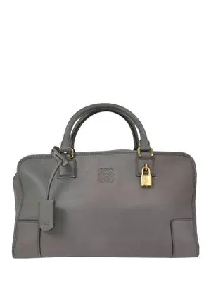 Loewe 2011 Amazona 36 Leather Shoulder Bag - Grey