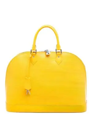 LOUIS VUITTON Epi Alma Gm Handbag - Yellow