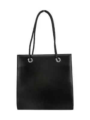 Celine 1990-2000s Panthere Leather Tote Bag - Black