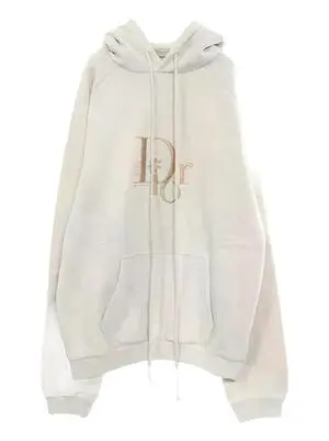 Dior X Erllogo Embroidery Pullover Hoodie - Grey
