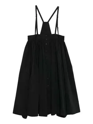 Yohji Yamamoto Suspender Skirt - Black