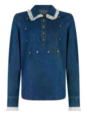 Philosophy Di Lorenzo Serafini Loose Fitted Shirt - Blue