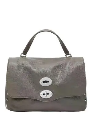 ZANELLATO Studded Turn-lock Tote Bag - Grey