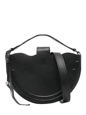 DI GAIA X Louiza Roe Leather Tote Bag - Black