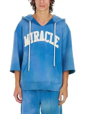 NAHMIAS Miracle Cutoff Hoodie - Blue