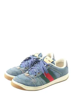 Gucci 2000s Screener Web-detail Sneakers - Blue